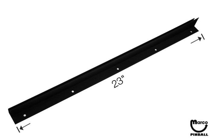 03-8091-2 - Rear 23" black plastic playfield glass TRIM MOLDING with ...