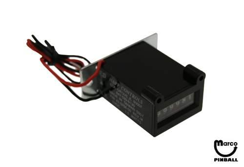 091-5000-00 - 5 VDC coin meter with bracket.