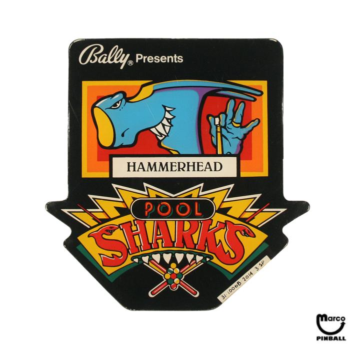 31-1006B-2014-3 - POOL SHARKS (Bally) Promo Hammerhead plastic