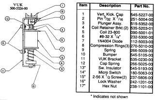 500-5326-00 - VUK assembly Data East
