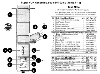 500-6245-02-59 - Super Vertical Up Kicker assembly (VUK) for Sega ...