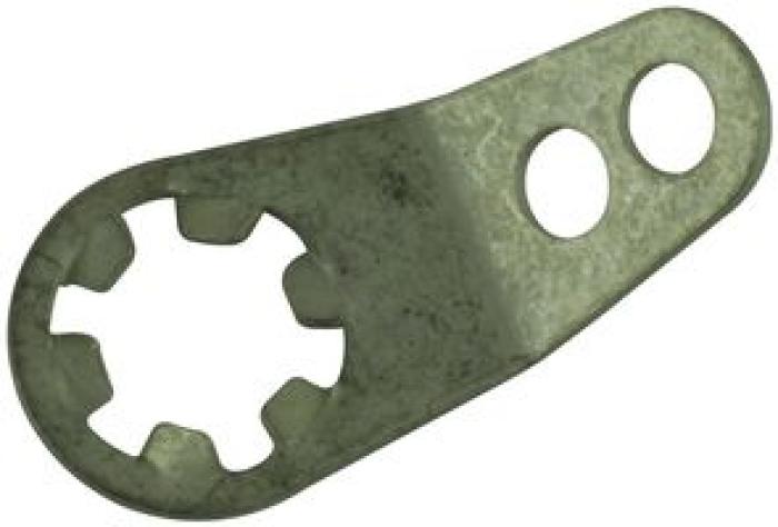 5825-09372-00 - #6 solder lug-bent - Marco Specialties Pinball Parts