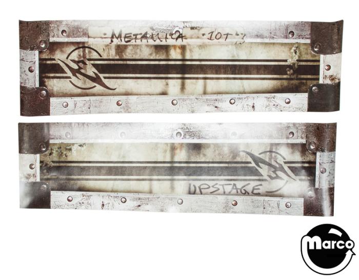 802-5001-E2 - METALLICA LE ROAD CASE (Stern) Cabinet decals