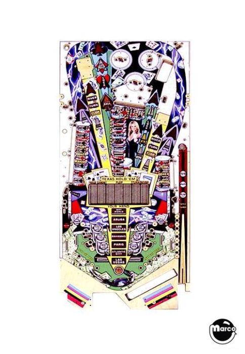 830-5100-88 - WORLD POKER TOUR (Stern) Playfield - Marco Specialties ...