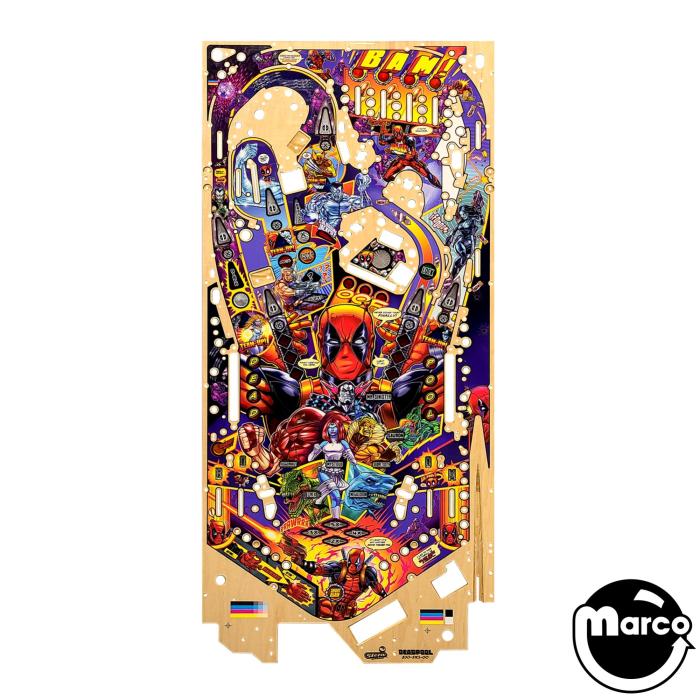 830-5100-K2 - DEADPOOL PREMIUM (Stern) Playfield - Marco Specialties ...