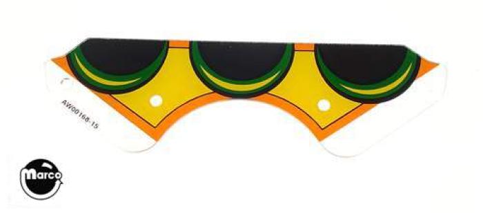 AW00168-15 - Capcom BREAKSHOT pinball machine playfield plastic ...