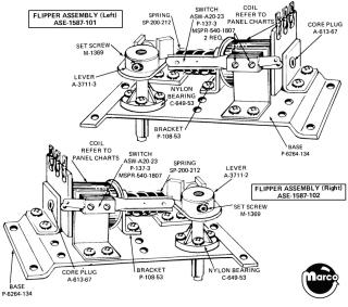 BFKIT80 - Flipper Rebuild kit includes all components for Bally left ...