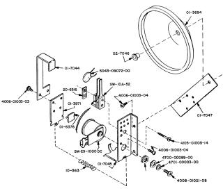 01-7044 - Bell clapper arm Williams