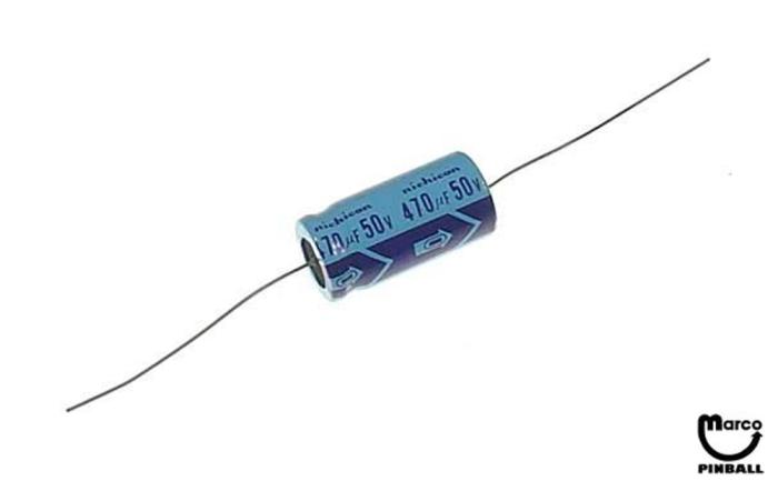 C470M50VA - Capacitor 470 uF 50v axial