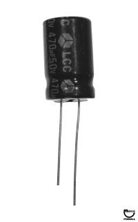 C470M50VR - Capacitor 470 uF 50v radial