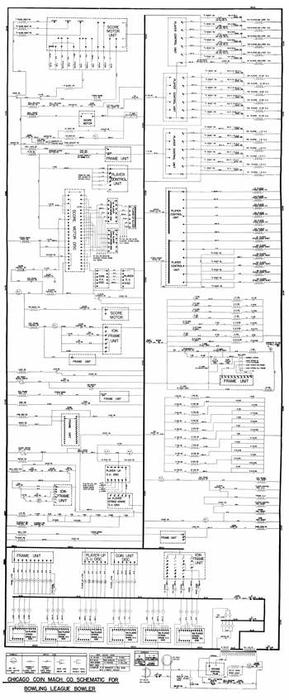 DOC1808 - BOWLING LEAGUE (Chicago Coin) Schematic - Marco Specialties ...