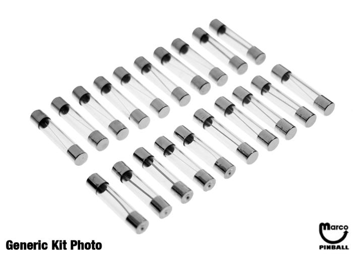 FK1342 - Assortment of 7 different value fuses customized for Bally ...